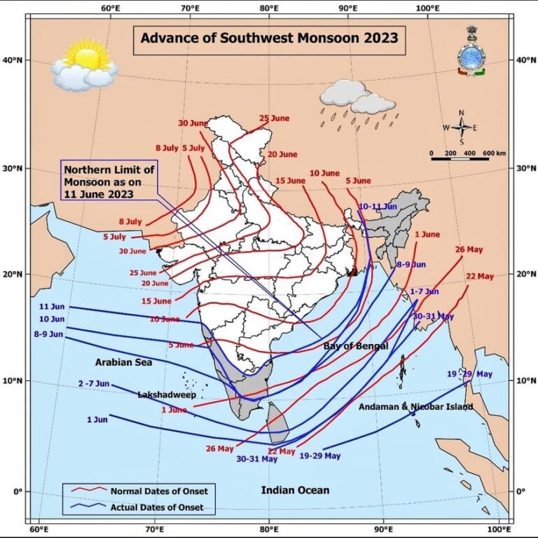 The Southwest monsoon has further advanced into some more parts of ...